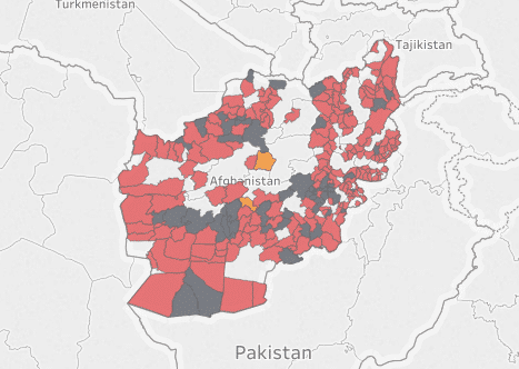 Mapping Taliban Control in Afghanistan