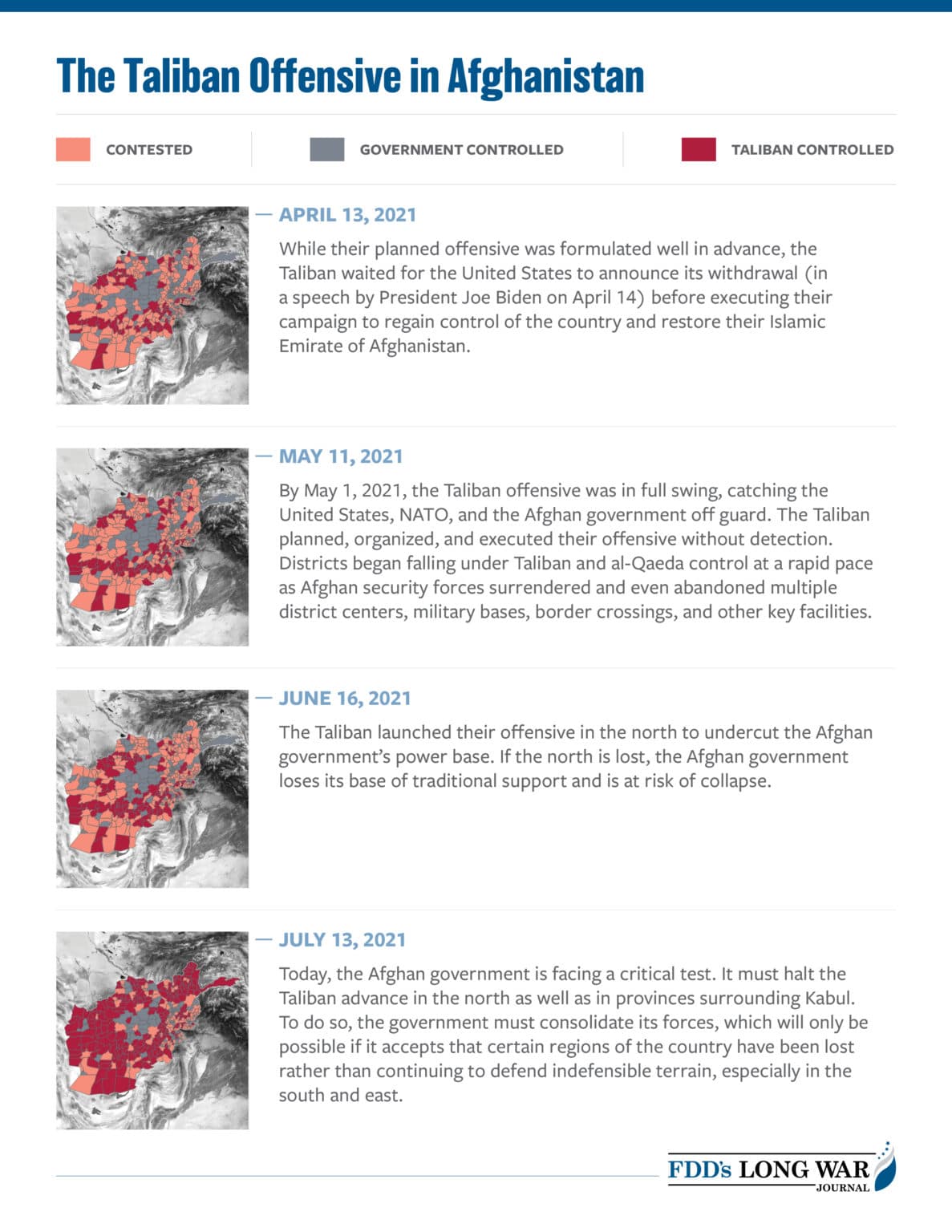 Mapping the Taliban Offensive in Afghanistan