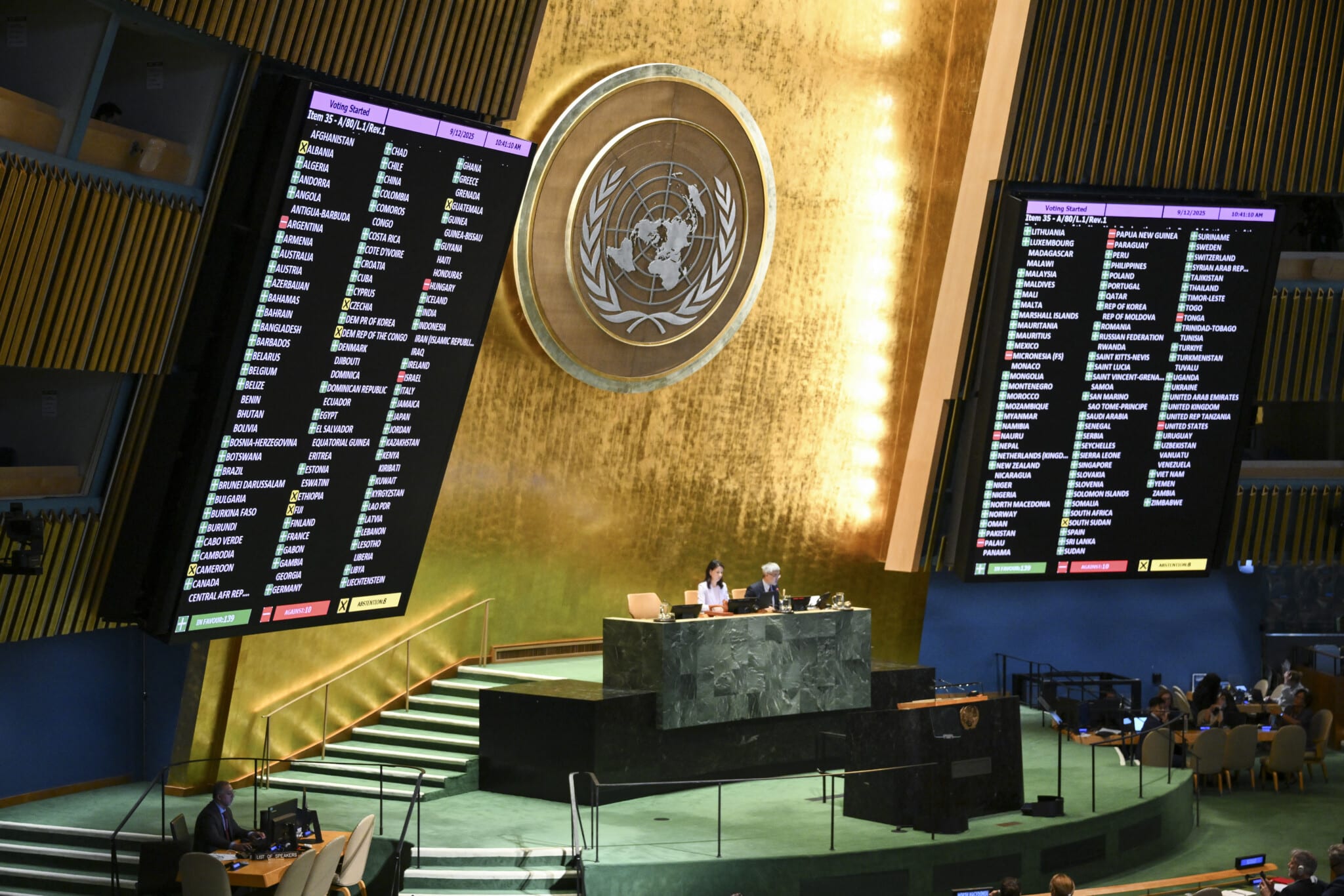 ‘Misguided And Ill-Timed’: UN General Assembly Approves Palestinian ...